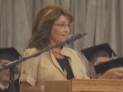 Sarah Palin Gives Commencement Address To High School With 26 Graduates ...