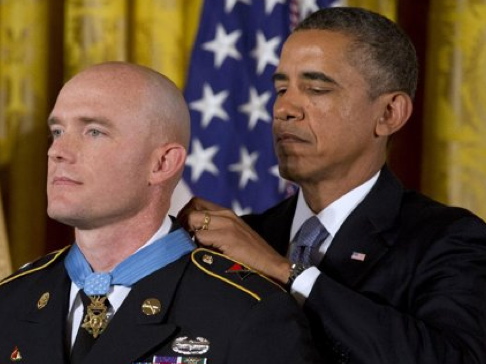 President Obama Awards Staff Sergeant Ty M. Carter The Medal of Honor ...