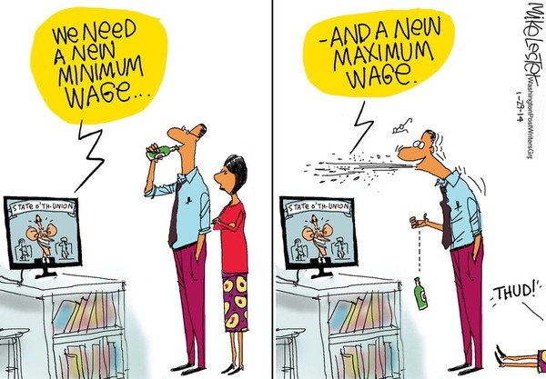 RealClearPolitics | Maximum Wage | Political Cartoons