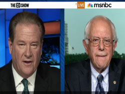MSNBC's Ed Show & Bernie Sanders Slam Clinton "Non-Answers" On Trade ...