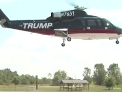 Donald Trump Gives Helicopter Rides At Iowa State Fair | Video ...
