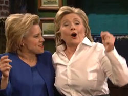 Hillary Clinton Tends Bar, Sings on Saturday Night Live | Video ...