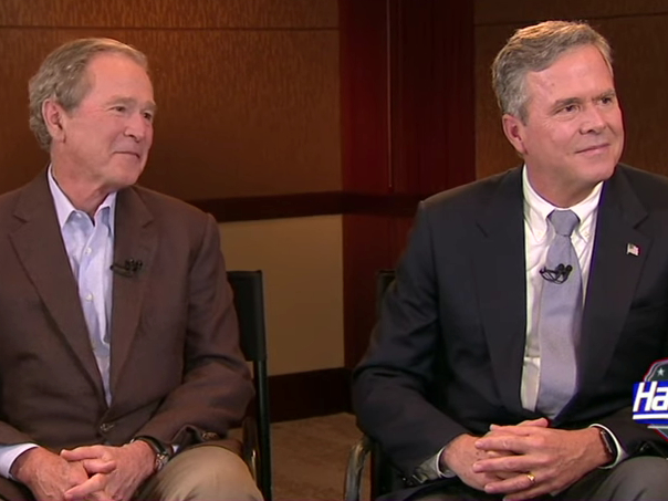 George W. Bush, Jeb Bush Talk to "Hannity" About 2016 Race, Jeb's ...
