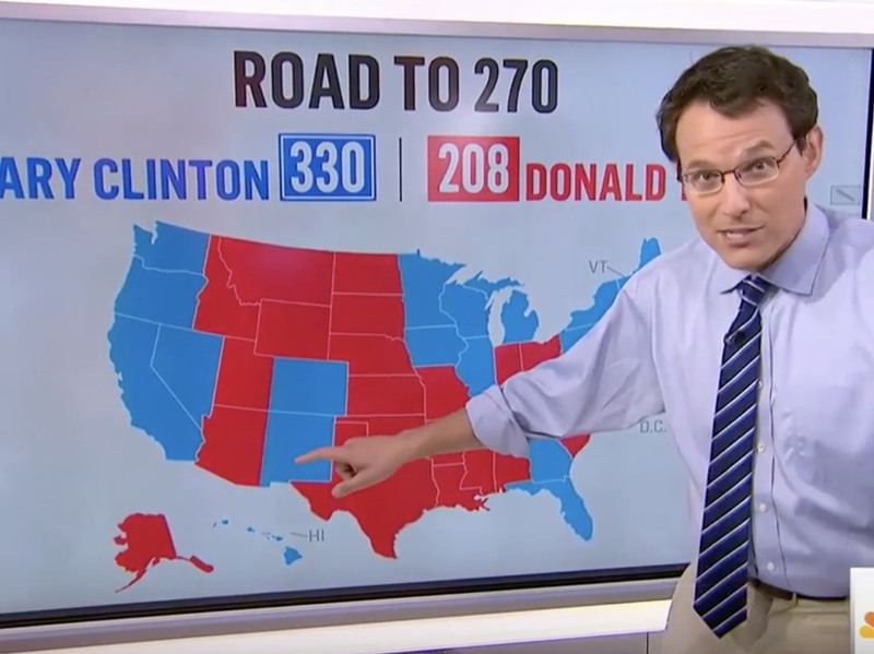 Kornacki Map: Pollsters See Potential Of A Clinton Landslide As Trump ...
