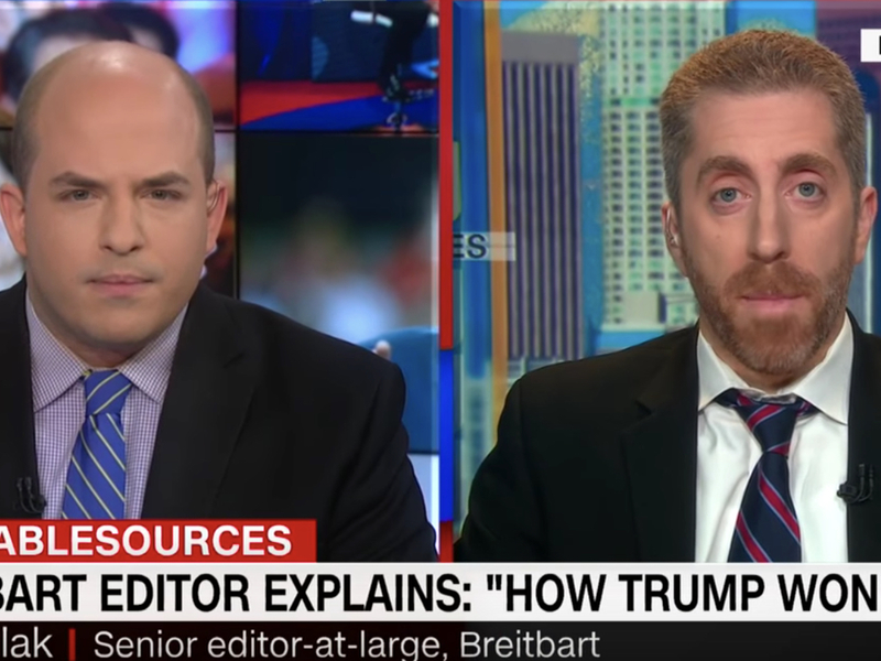 CNN's Brian Stelter vs. Breitbart's Joel Pollak: "Defamatory" To Call ...